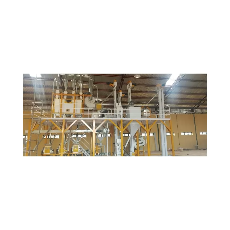 60TPD Steel Frame Maize Flour Mill Plant